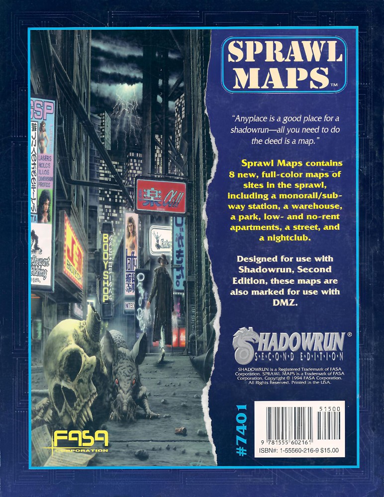 SHADOWRUN: SPRAWL MAPS - SHADOWRUN | Kartele33